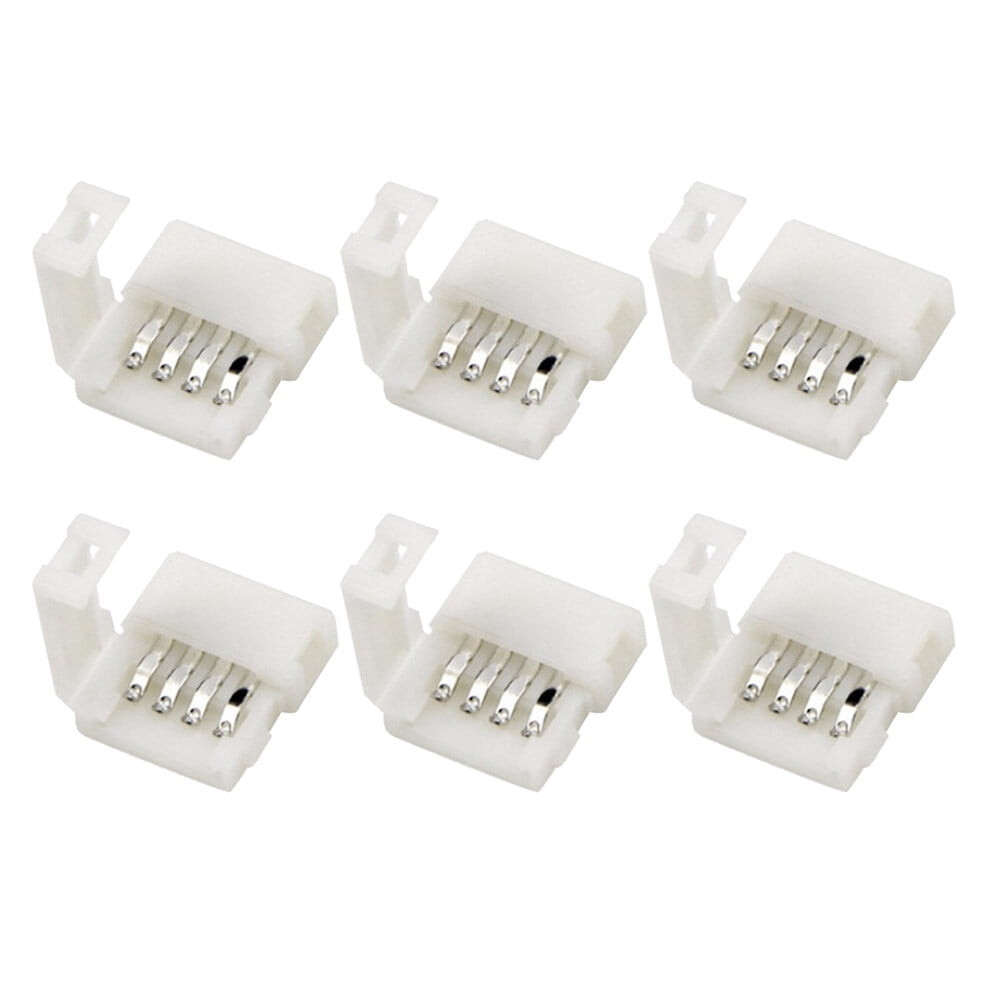 30pcs 5050 4 Pin RGB Corner Connector Corner Clips Buckle LED Strip ...