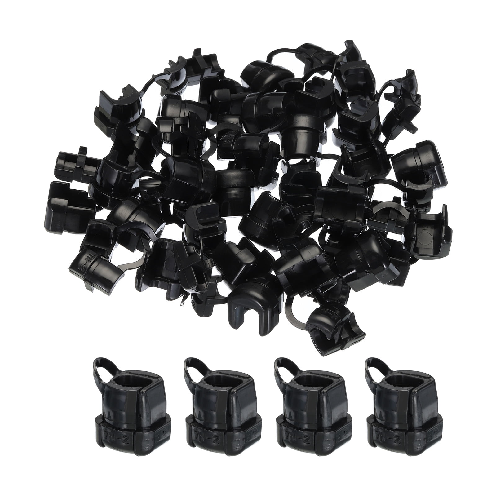 30pcs 6.5-8mm Strain Relief Cord Connector Cable Bushing Boot Sleeve ...