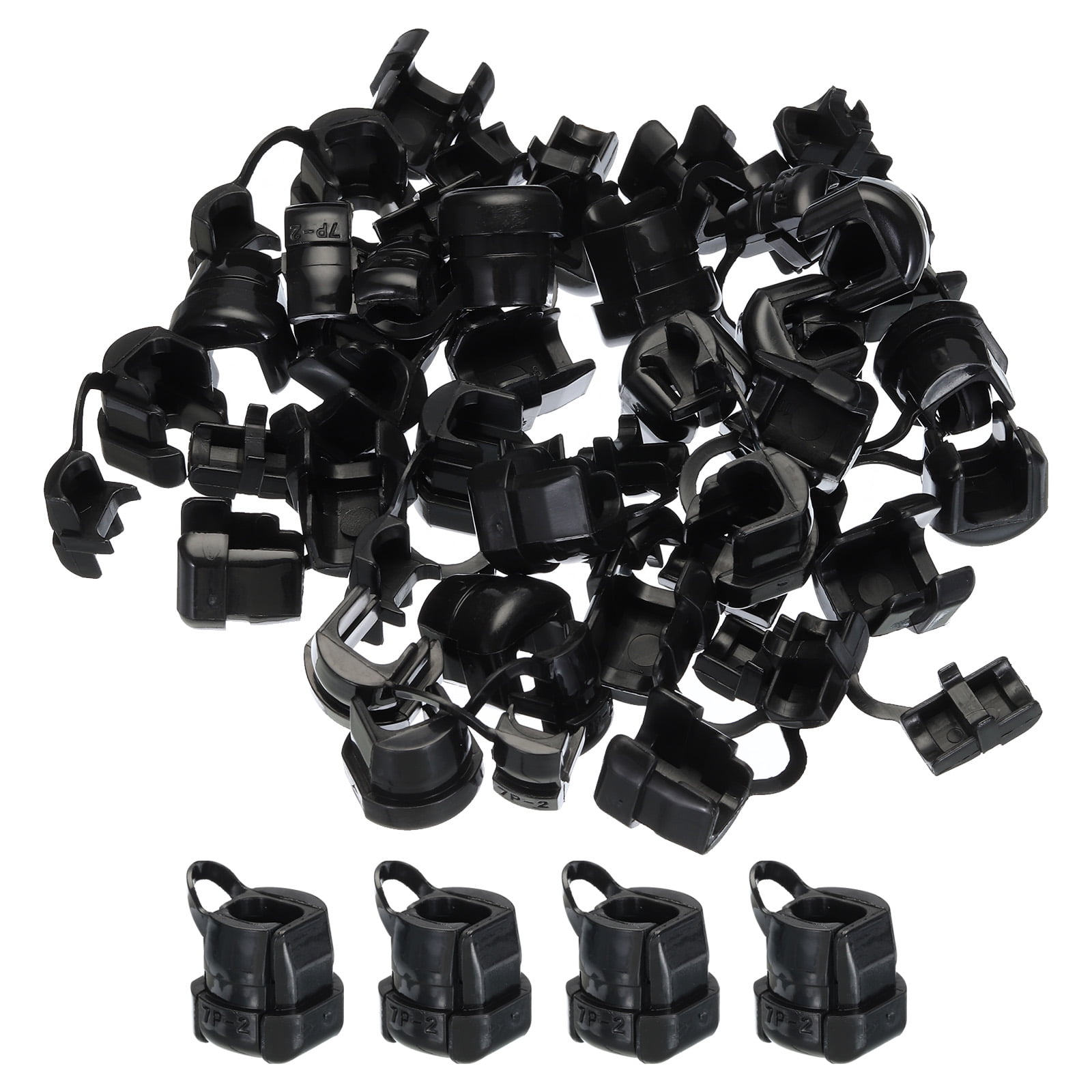 30pcs 6.5-8mm Strain Relief Cord Connector Cable Bushing Boot Sleeve ...