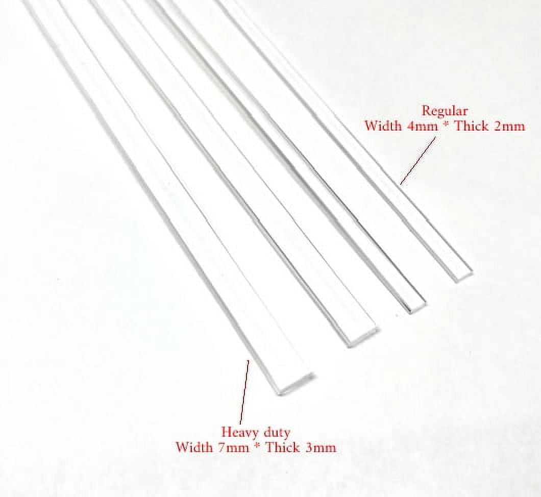 30pcs 8" Flat Clear sticks for cake toppers cake pops or lollipops ...