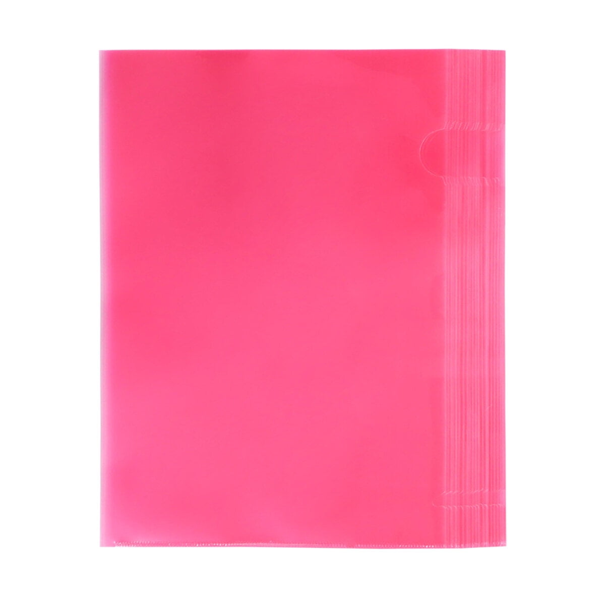 30pcs A4 Transparent Stationery File Folder L Type Folder PP Document ...