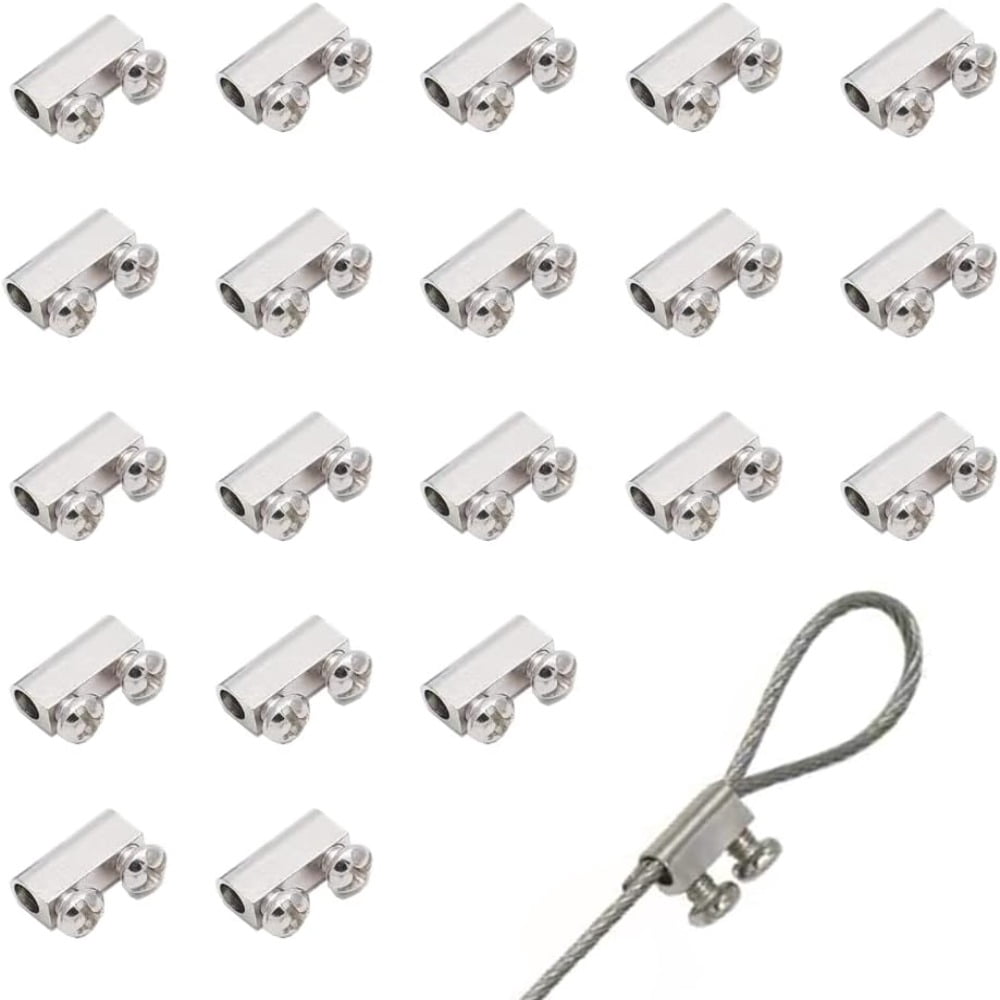 30pcs Adjustable Fixing Device Wire Rope Stainless Steel Wire Rope ...