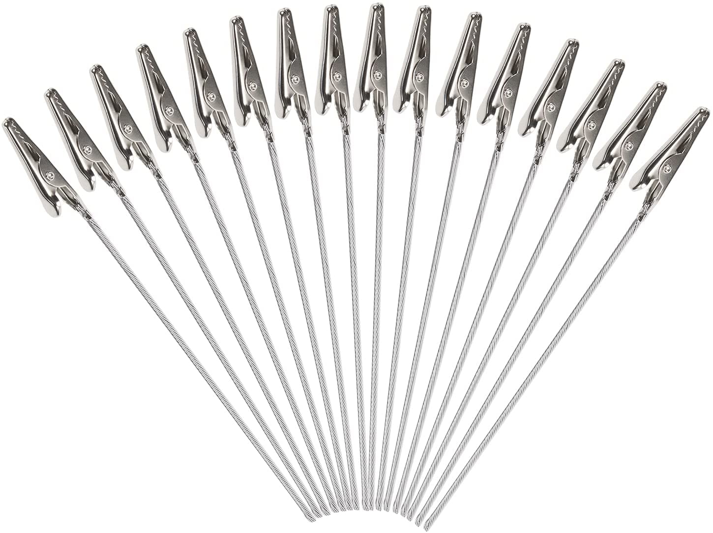 30pcs Alligator Clip Stick with 4.5inch length Metal Wire Clamps Long ...