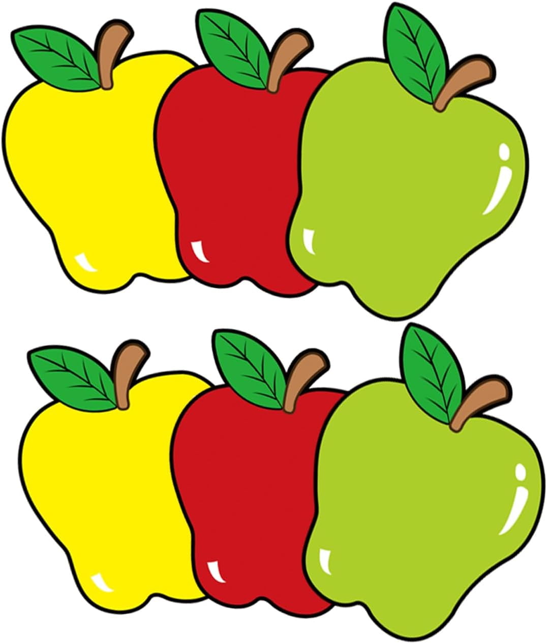 30pcs Apples Bulletin Board Cutouts Apples Classroom Cutouts Teachers ...
