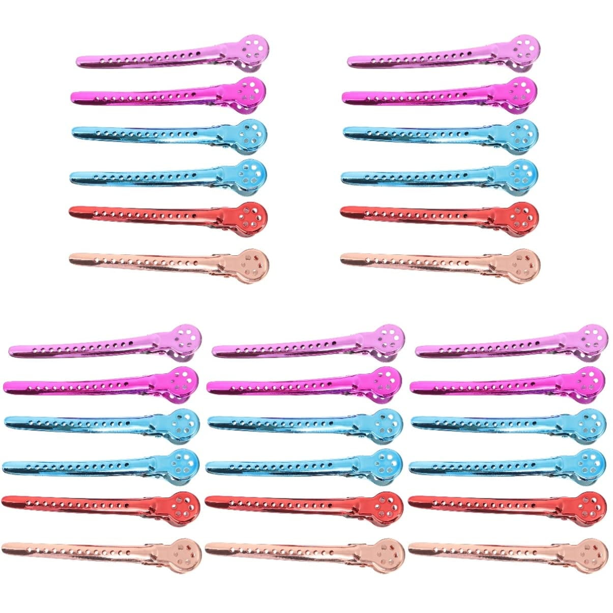 30pcs Barbershop Accessories Hairpin Men Coloring Alligator for Colored ...