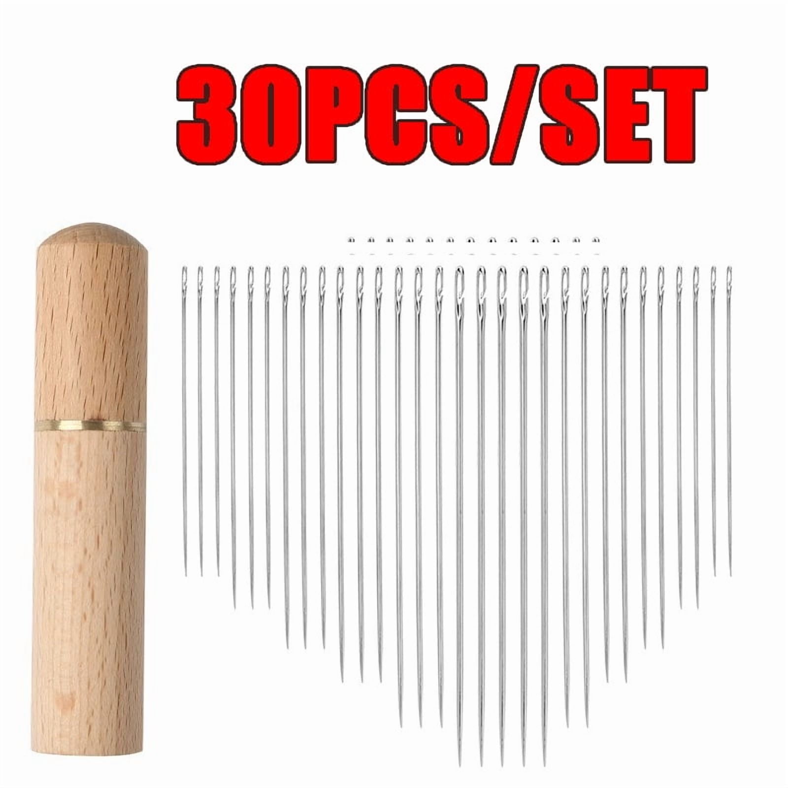 30pcs Blind Sewing Needle Elderly Stainless Steel Quick Automatic Self ...