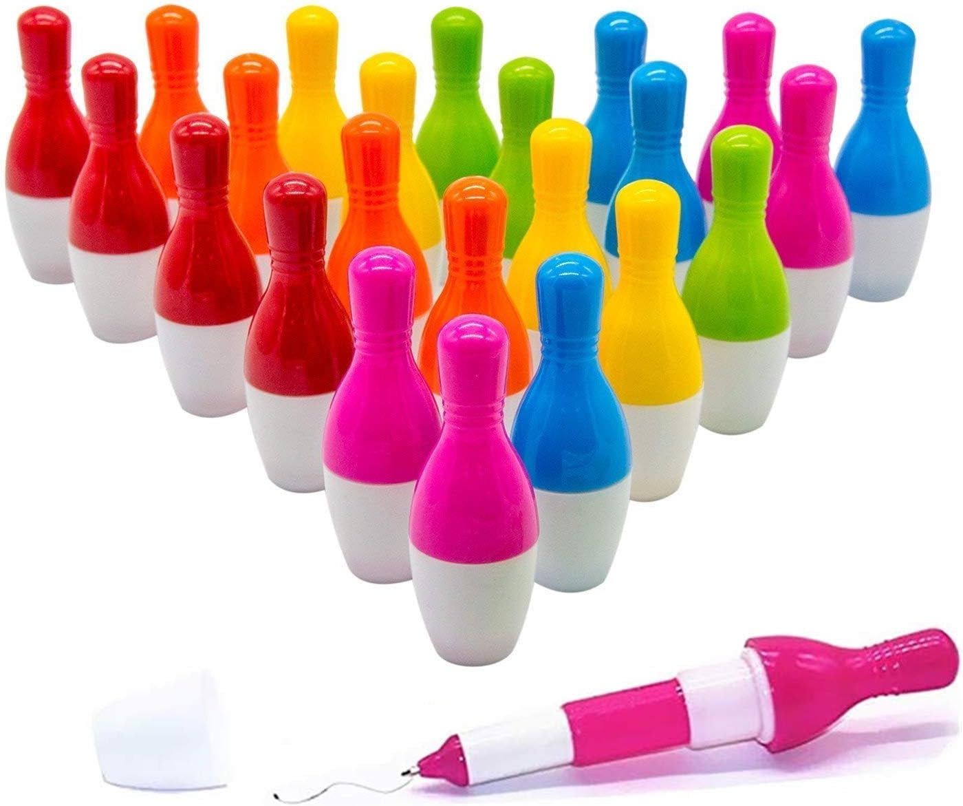 30pcs Bowling Ballpoint Pen Cute Cartoon Retractable Ball Pen (Random ...