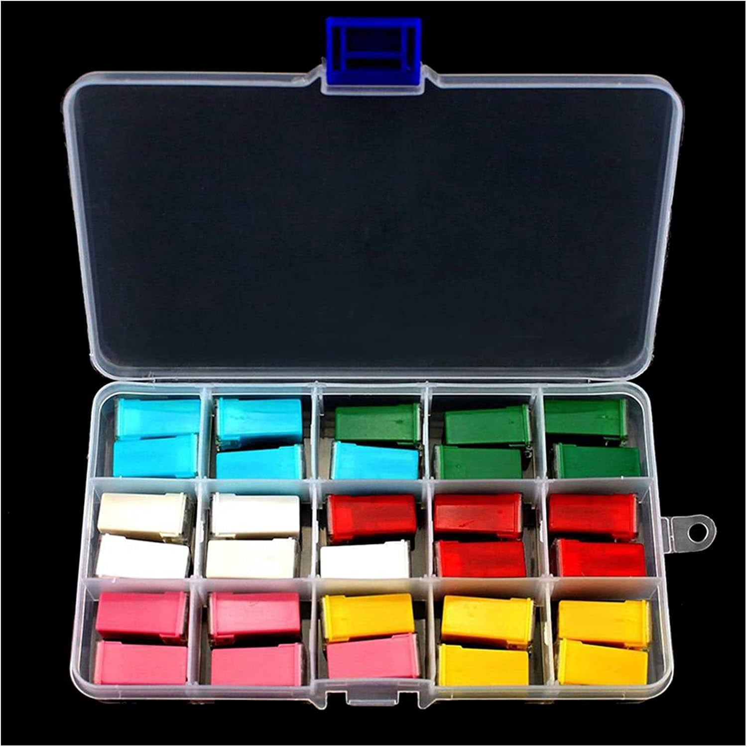 30pcs/Box 20A-60A F2828-Z PAL Fuse Mini ABS Copper Long Female Fuse ...