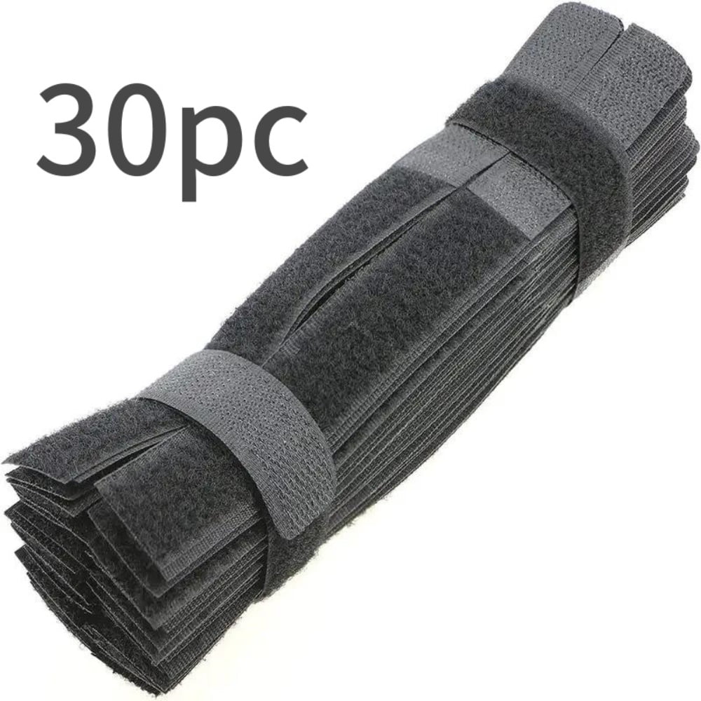 30pcs Cable Ties Reusable Fastening Wire,velcro strap,Organizer Cord ...