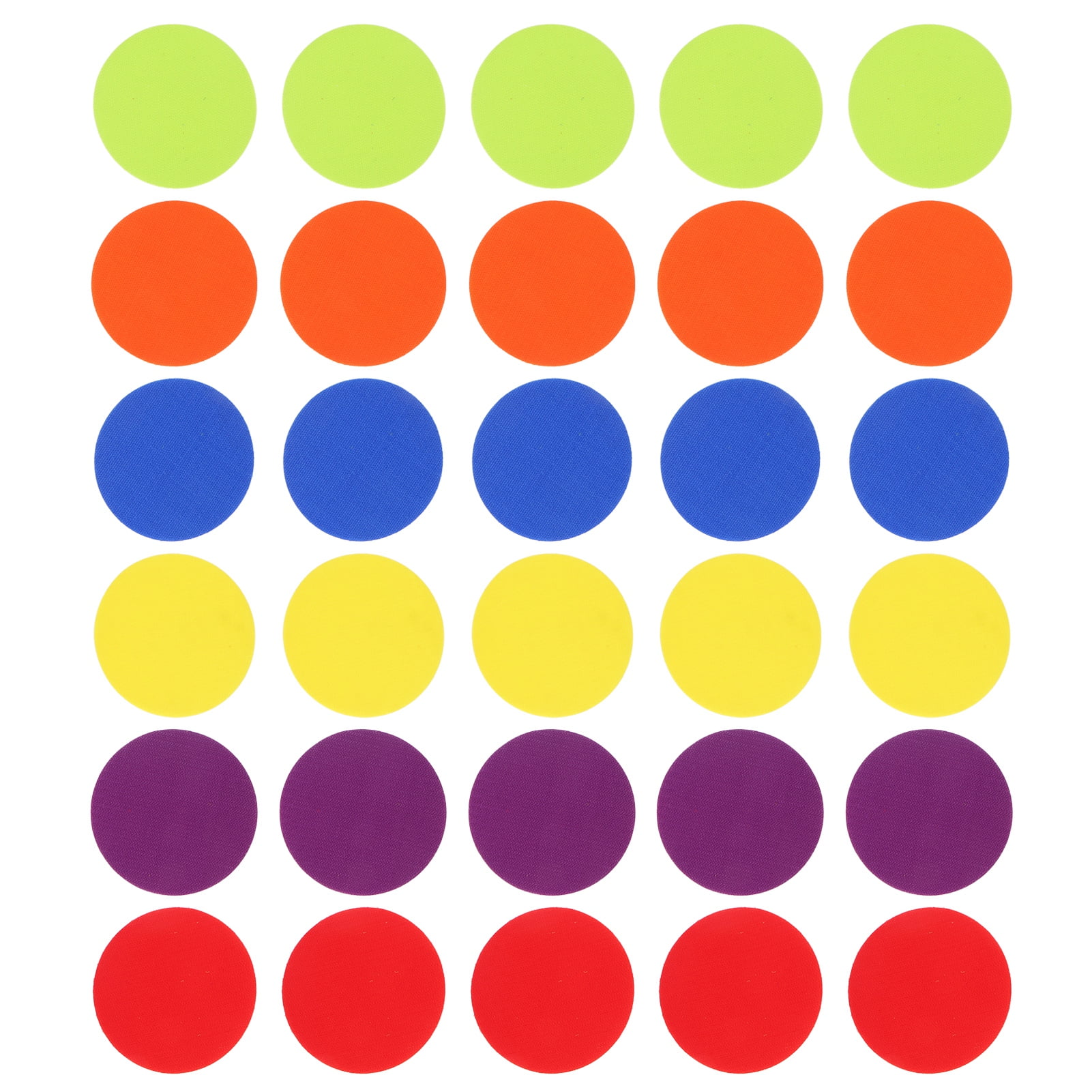 30pcs Carpet Spots Markers Portable Multicolor Floor Dots Circles ...