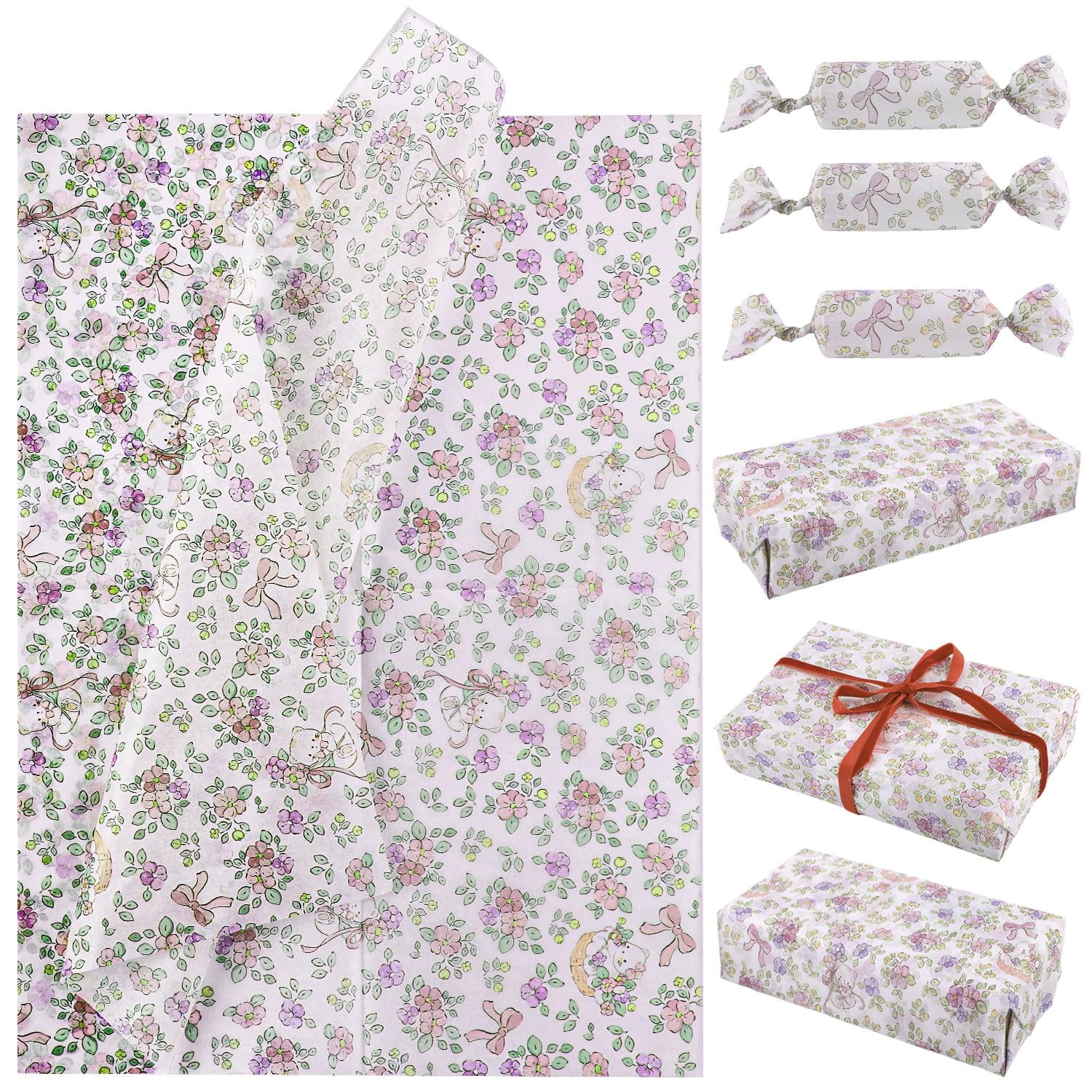 30pcs Cat Wrapping Paper, 19.69x13.78in Cat AIS1 Kitty Kitten Tissue ...