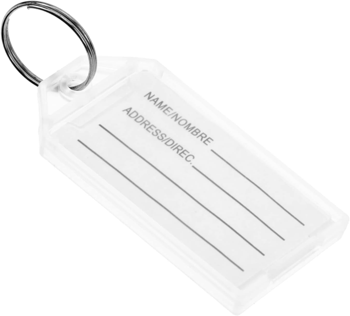 30pcs Category Key Tag Travel Tags Suitcase Tags Blank Keychain Ring Id ...