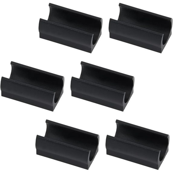 30pcs Chair Foot U Shaped Plastic Floor Glides Tubing Caps Cover Chair ...