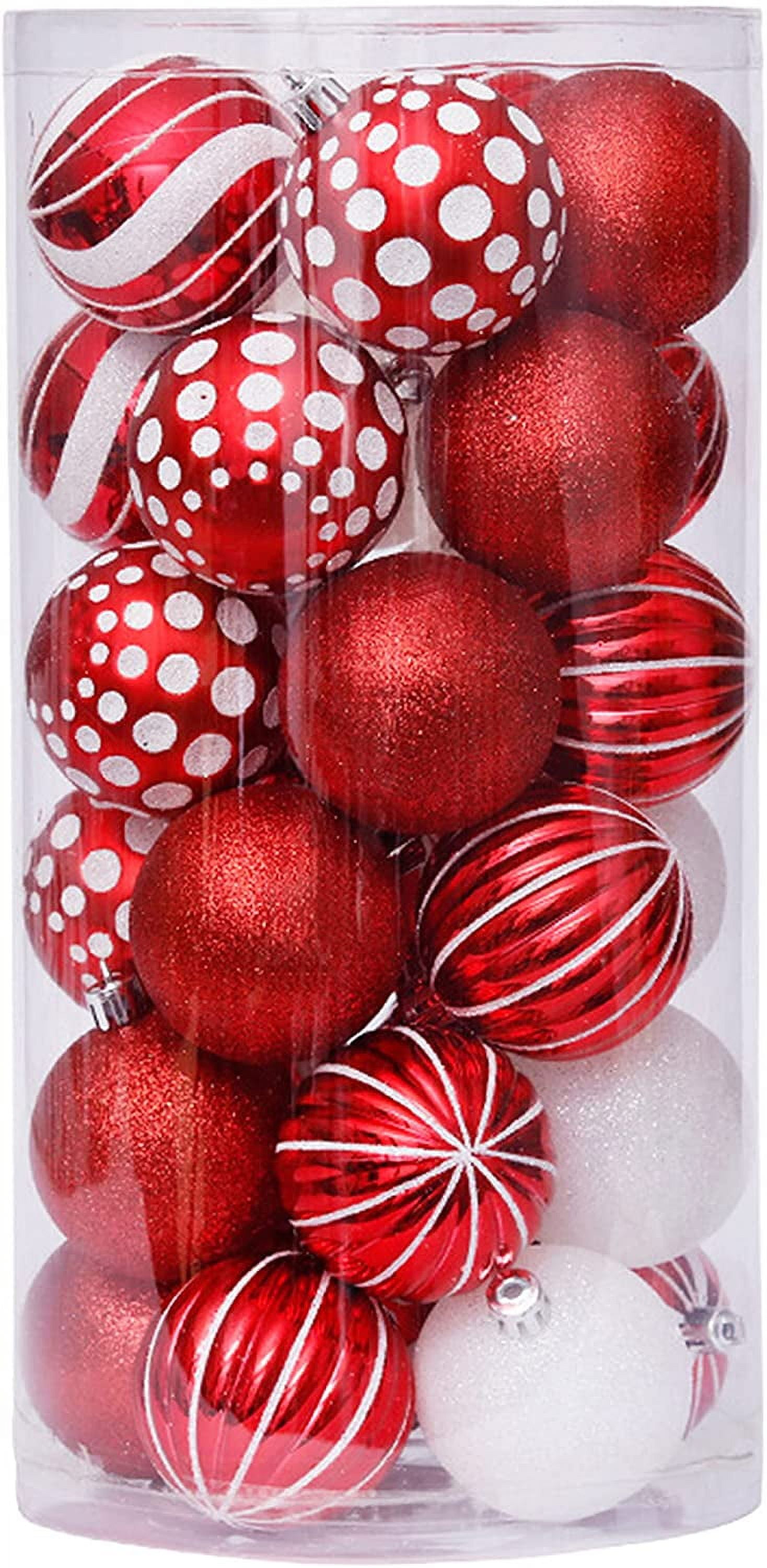 30pcs Christmas Balls, Shatterproof Christmas Bulbs, Festive Hanging ...
