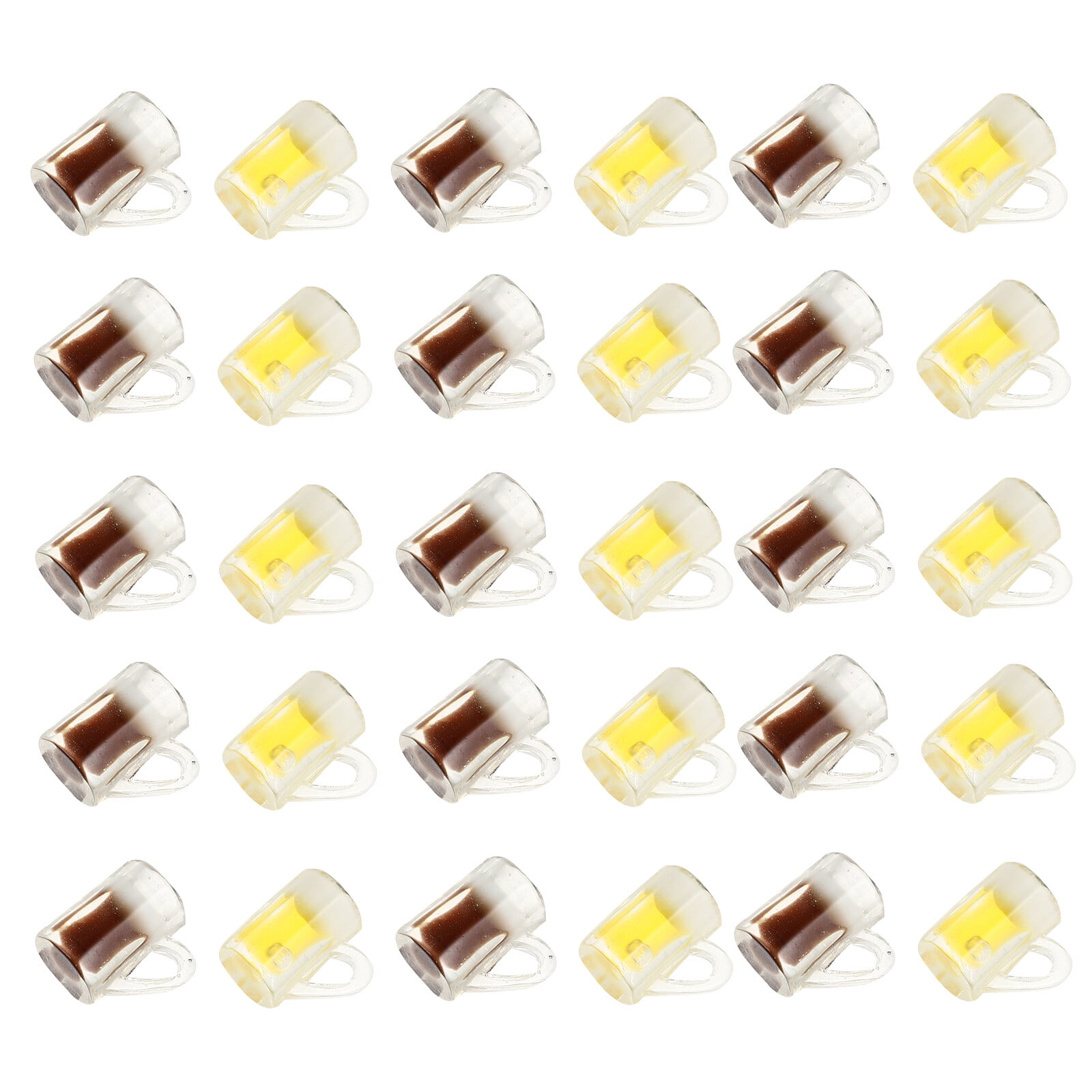 30pcs Creative Miniature Beer Models DIY Resin Beer Craft Dollhouse ...