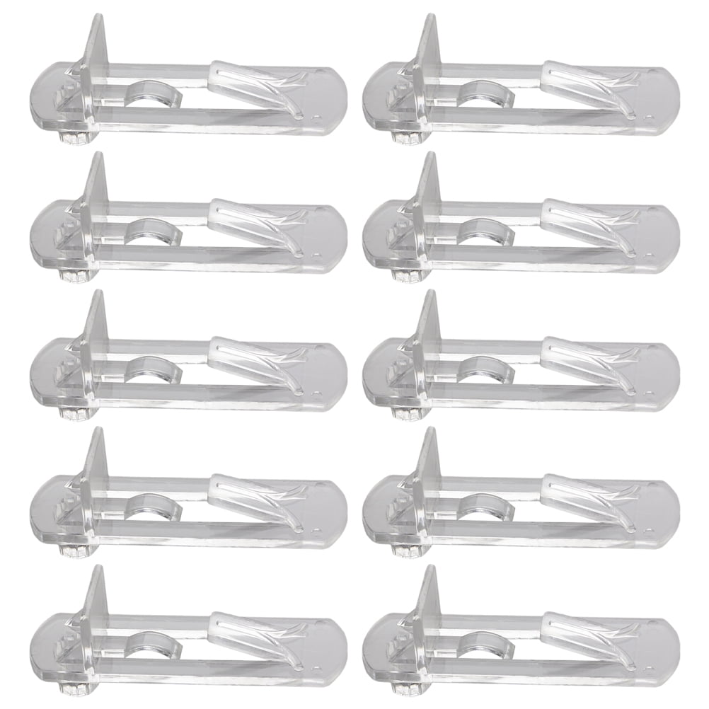 30pcs Cupboard Shelf Pegs Transparent Shelf Support Clips for Home ...