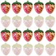 30pcs Cute Strawberry Beads Red Fruit Beads Acrylic Plastic ...