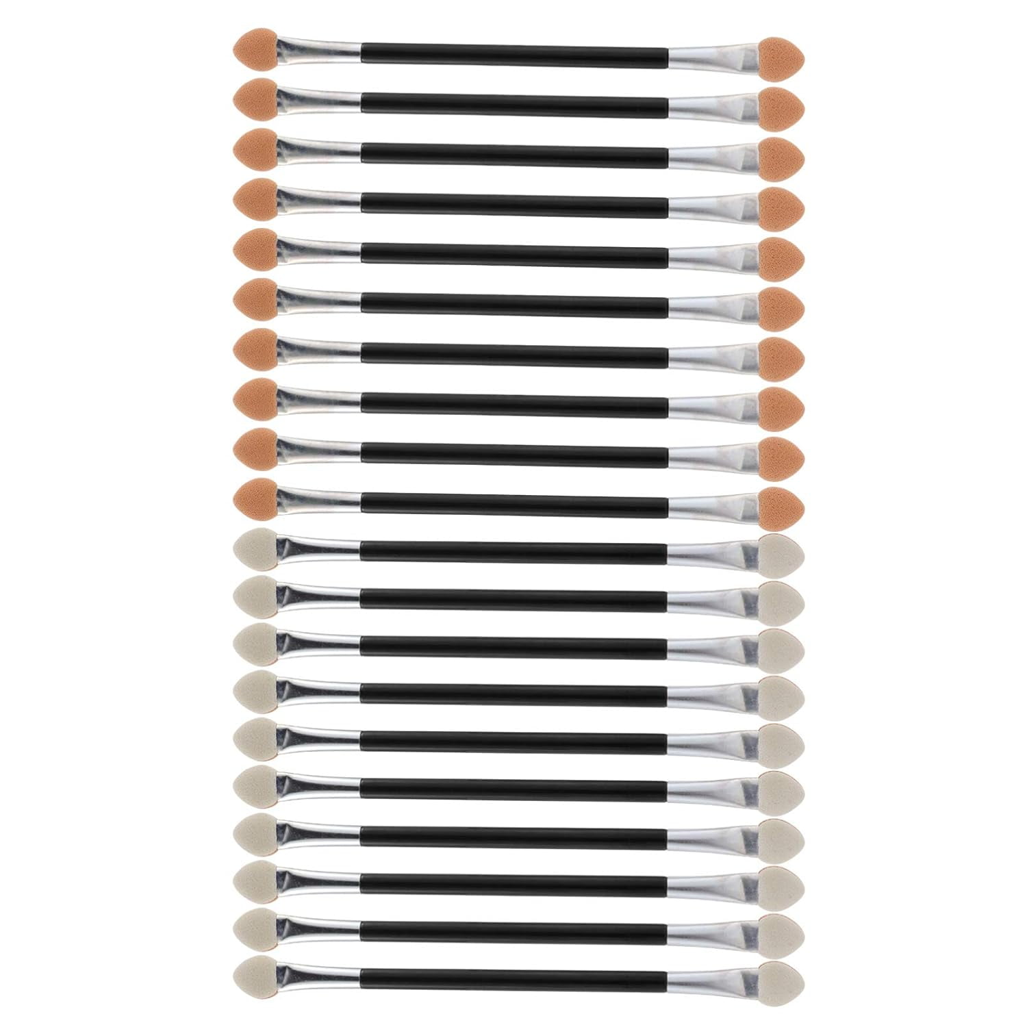 30pcs Disposable Eye Shadow Stick Lipstick Applicator Wands Double ...