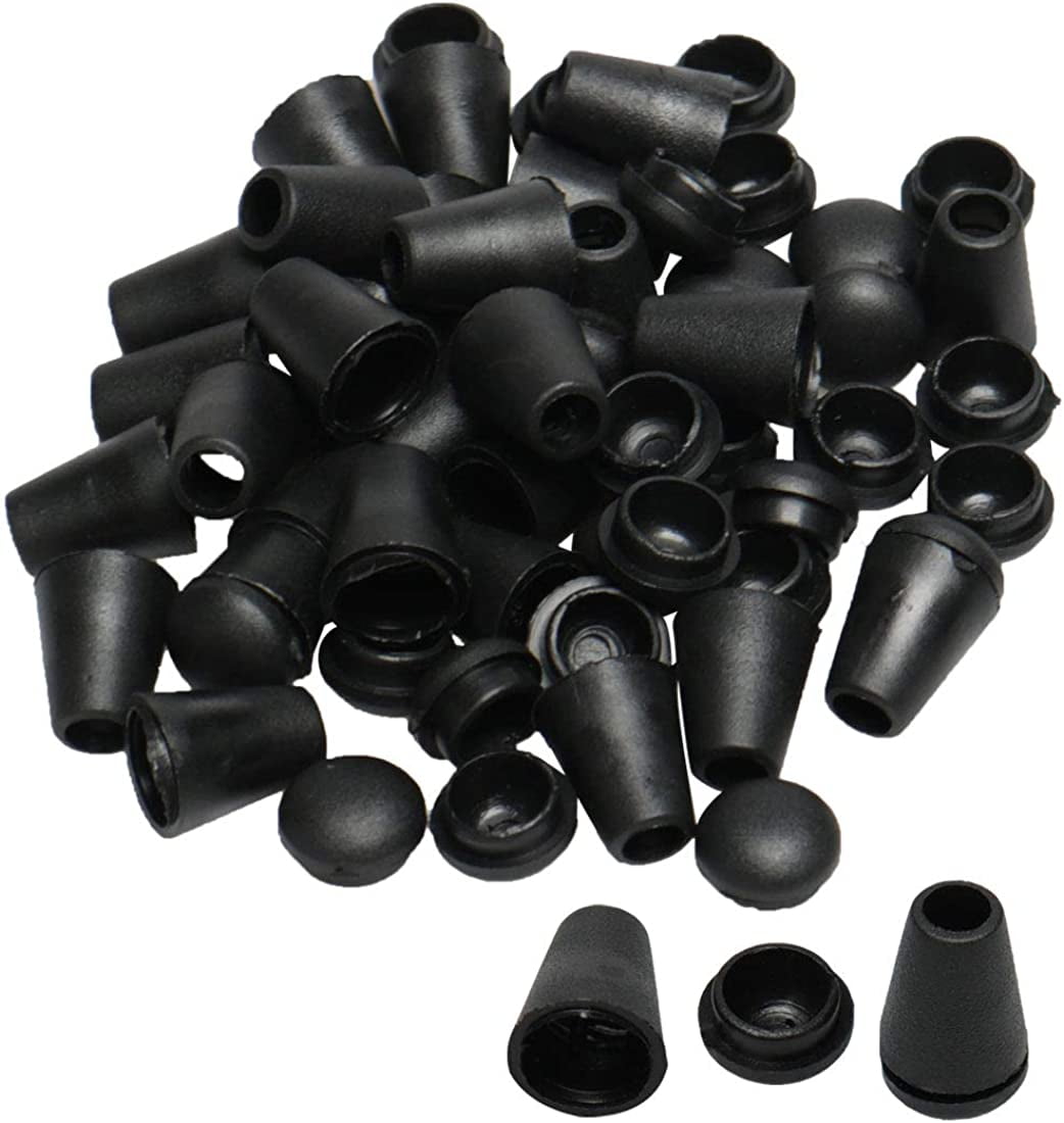 30pcs Durable Bell End Stopper Cord Rope Ends Locks Lanyard Clips ...