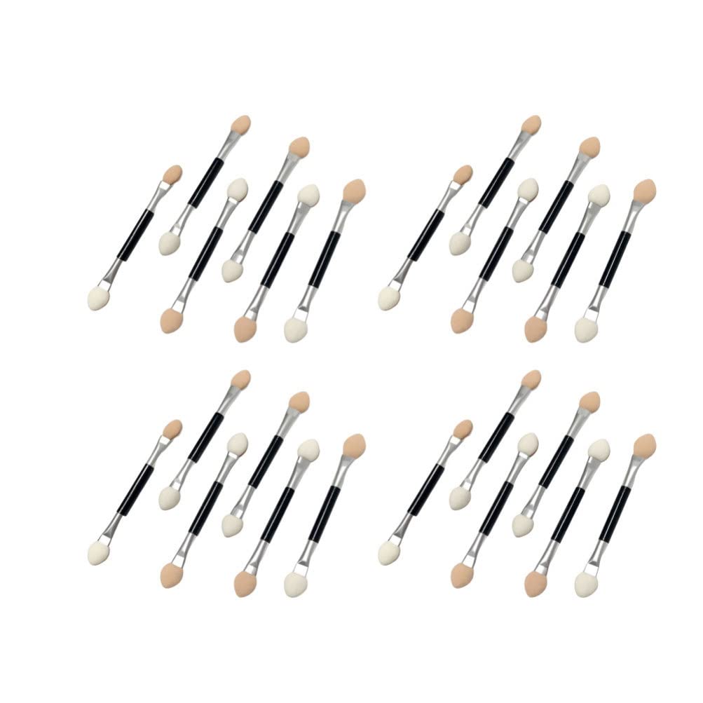 30pcs Eyeshadow Applicators Disposable Eyeshadow Brush Sponge Eye ...