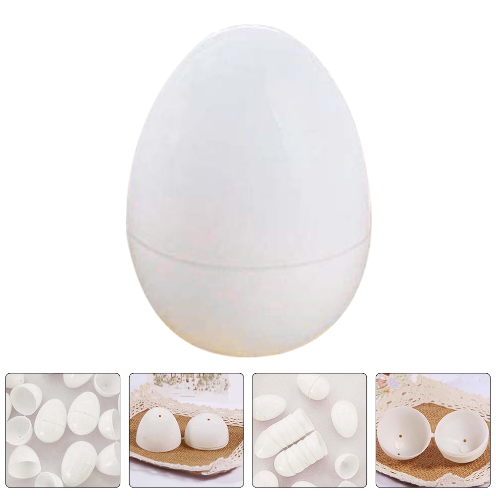 30pcs Fake Openable Easter Eggs for DIY Painting and Decorations ...