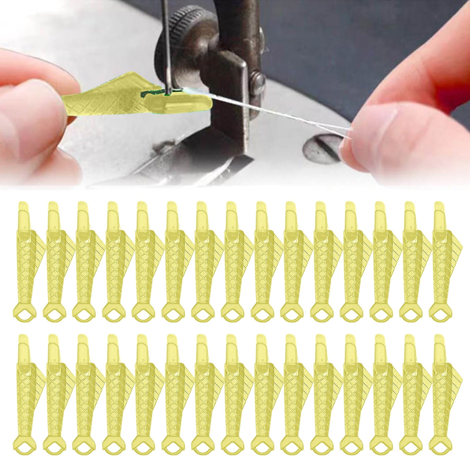 30pcs Fish Mouth Sewing Machine Needle Threader, 2024 New Automatic ...