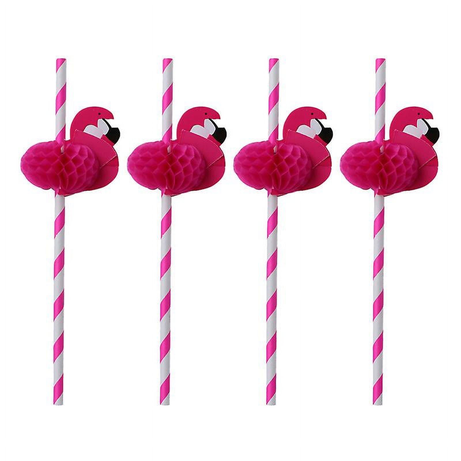 30pcs Flamingo Straws - Walmart.com