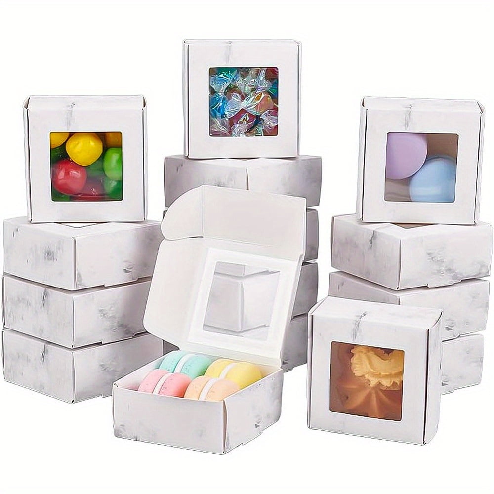 30pcs Foldable Creative Kraft Paper Box Wedding Favor Boxes Favour Box ...