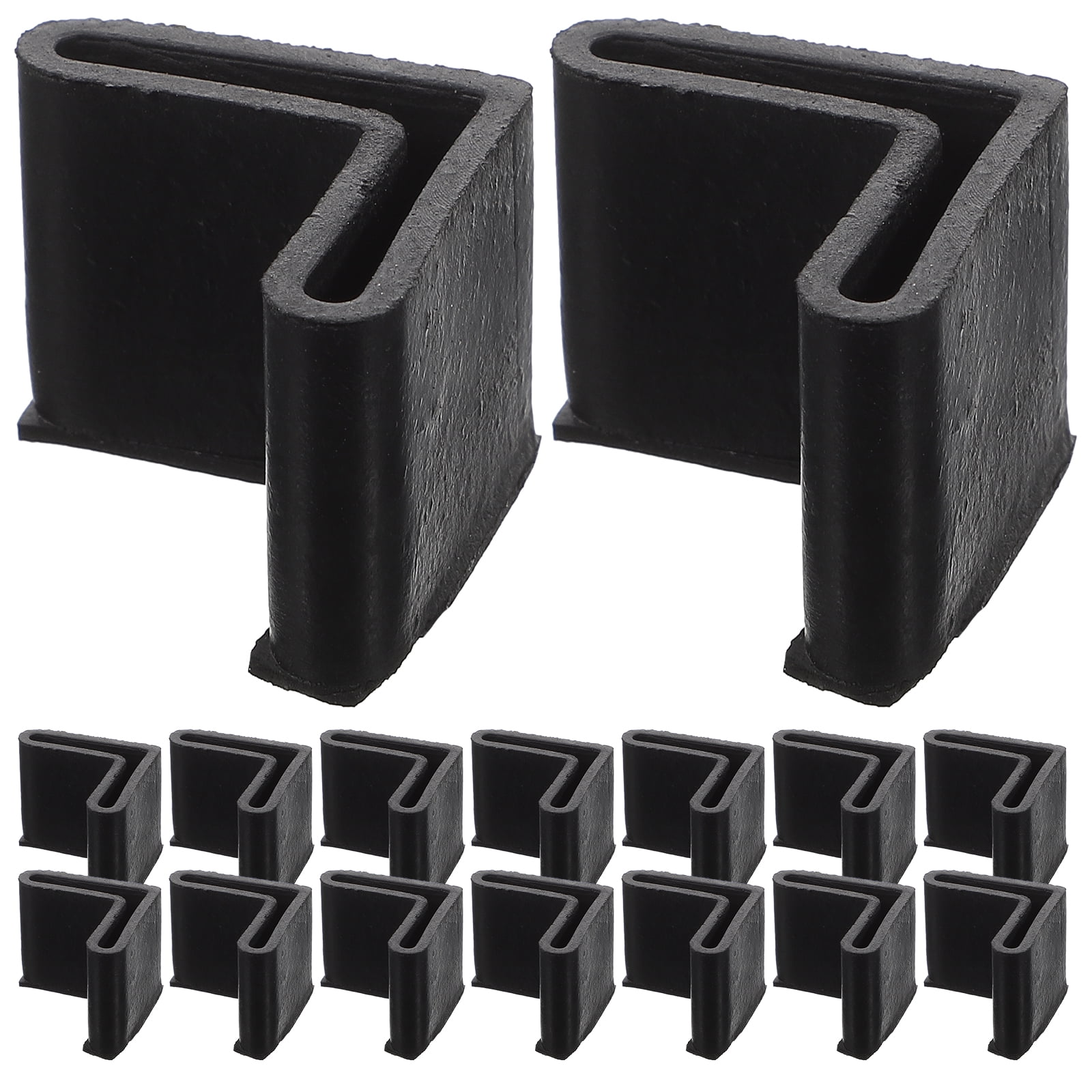 30pcs Furniture Feet Angle Pads Rubber Furniture Leg Cover Protectors L ...