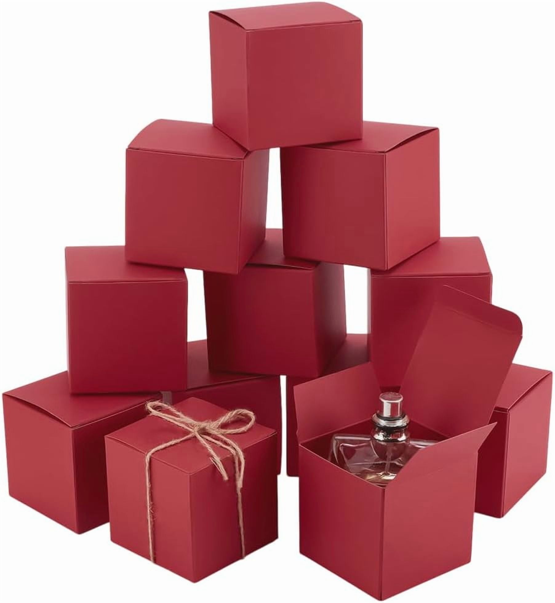 30pcs Gift Boxes 2.7 inch Square Paper Box Foldable Candy Box Small ...