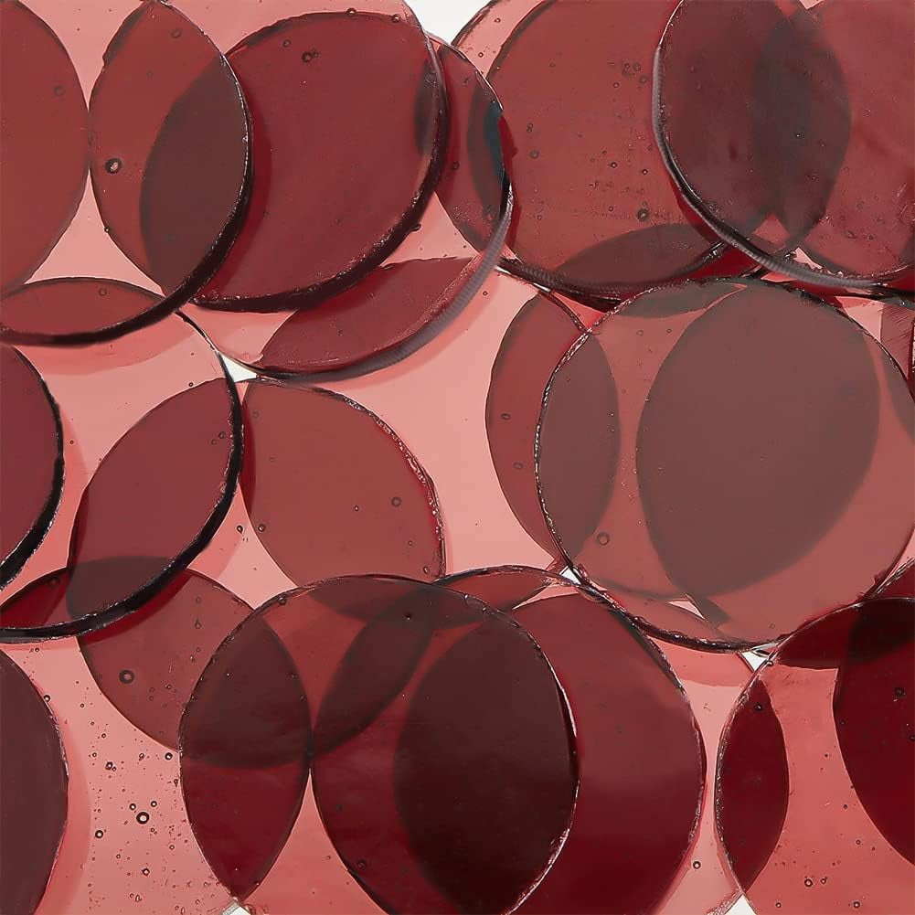 30pcs Glass Mosaic Tiles 1 Inch Round Mosaic Tiles Window Hangings ...