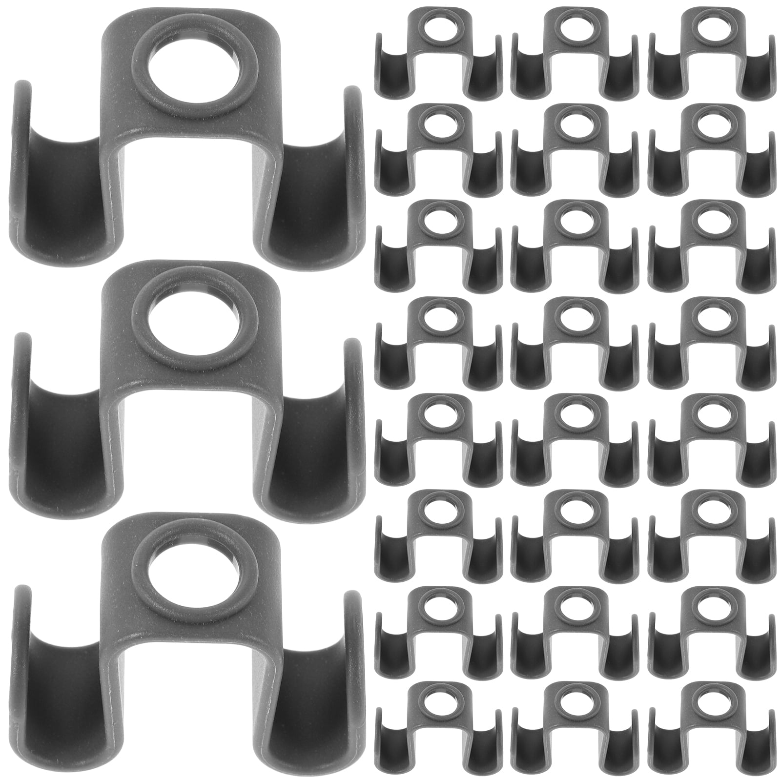 30pcs Hanger Hooks for Closet Space Saving Wardrobe Storage with ...
