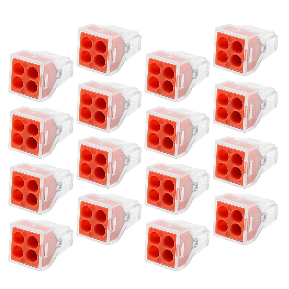 30pcs Hard Wire Terminals 4 Holes Wire Connectors Hard Cable Terminals ...