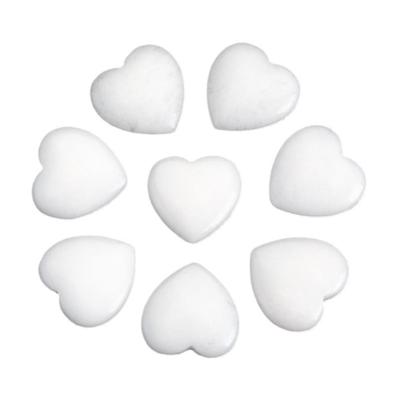30pcs Heart-Shaped Crystals Bulk，Love Shaped Pocket Polished Stones ...
