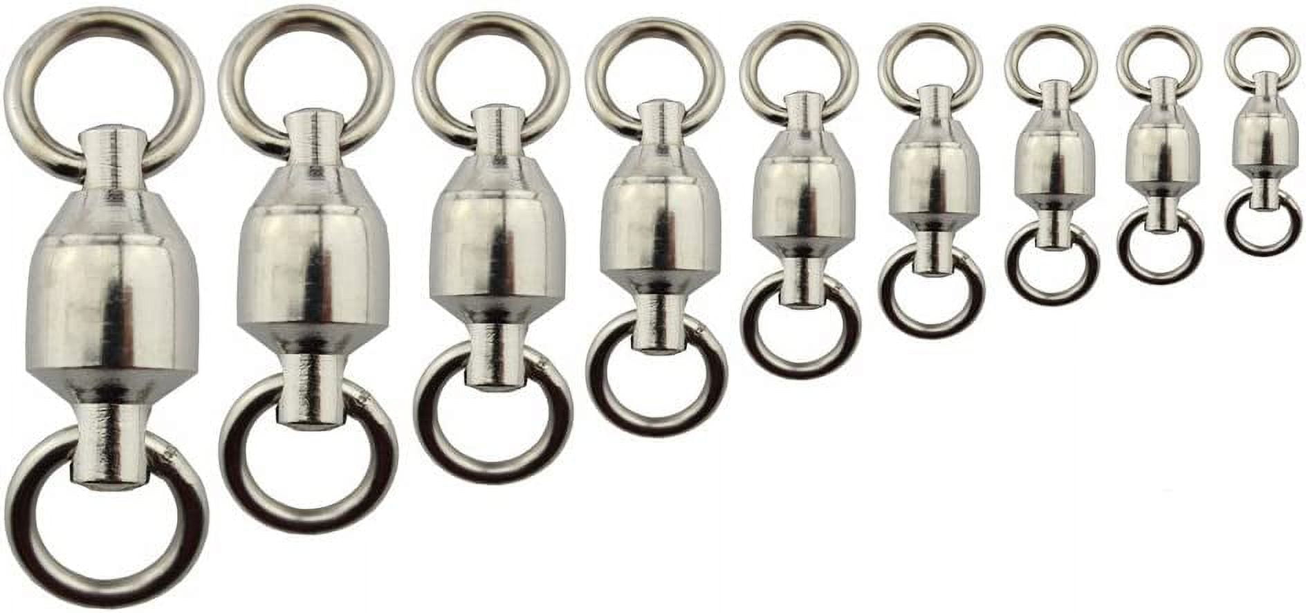 30pcs High Strength Rolling Swivel Ball Bearing Fishing Swivels ...