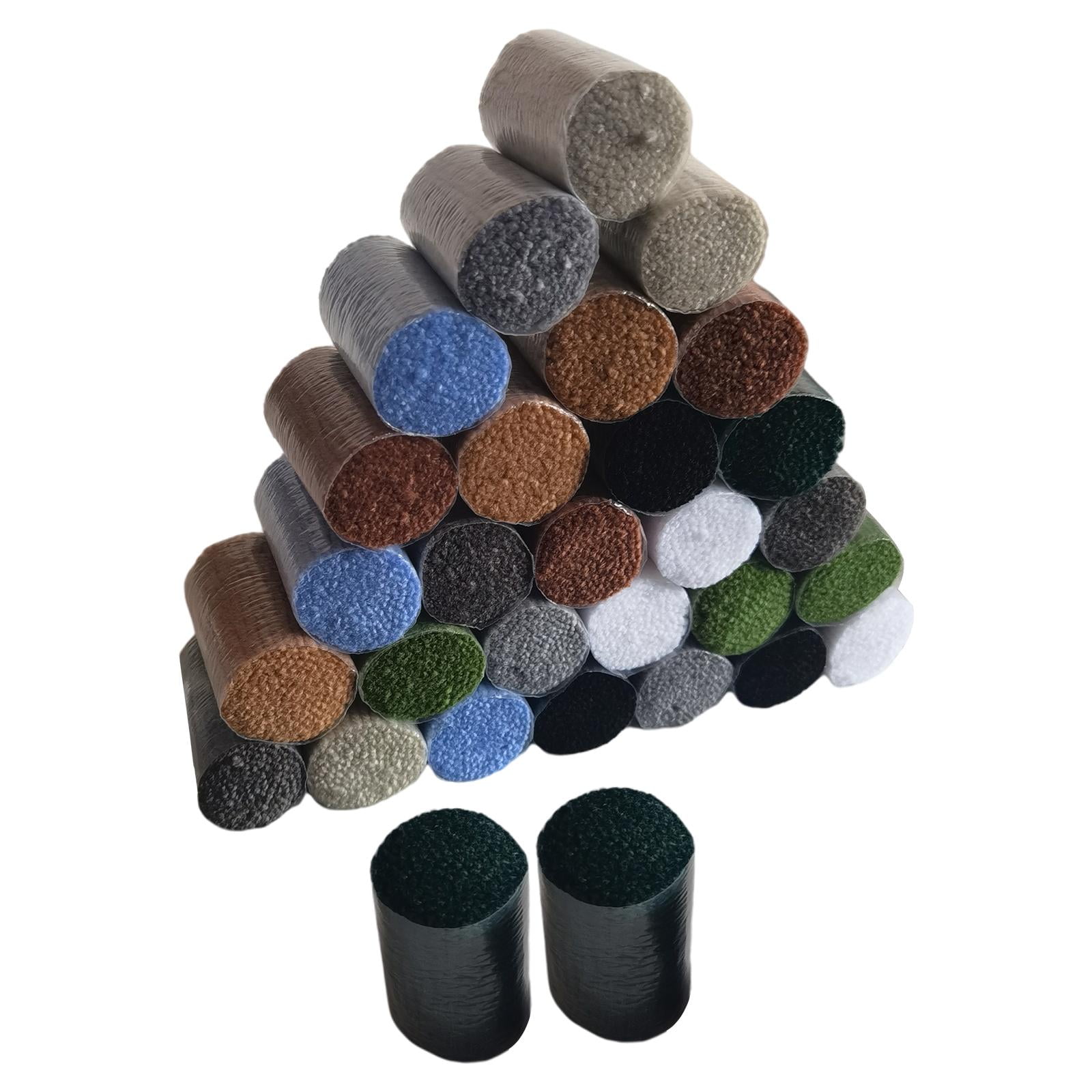 30pcs Hook Rug Yarn Kits Rug Sewing Set Multicolor Yarn Bundles, diy ...