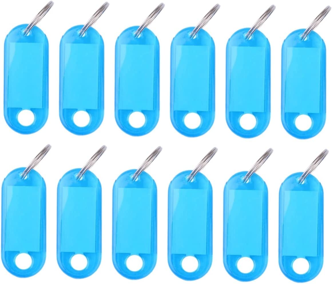 30pcs Key Label Colored Labels Plastic Key Tags Id Tags Keychain Key Id ...