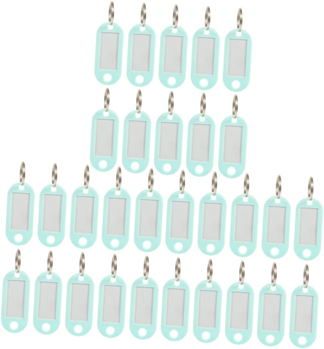 30pcs Key Tag Keychains for Car Keys Colored Tabs Keyrings for Car Keys ...