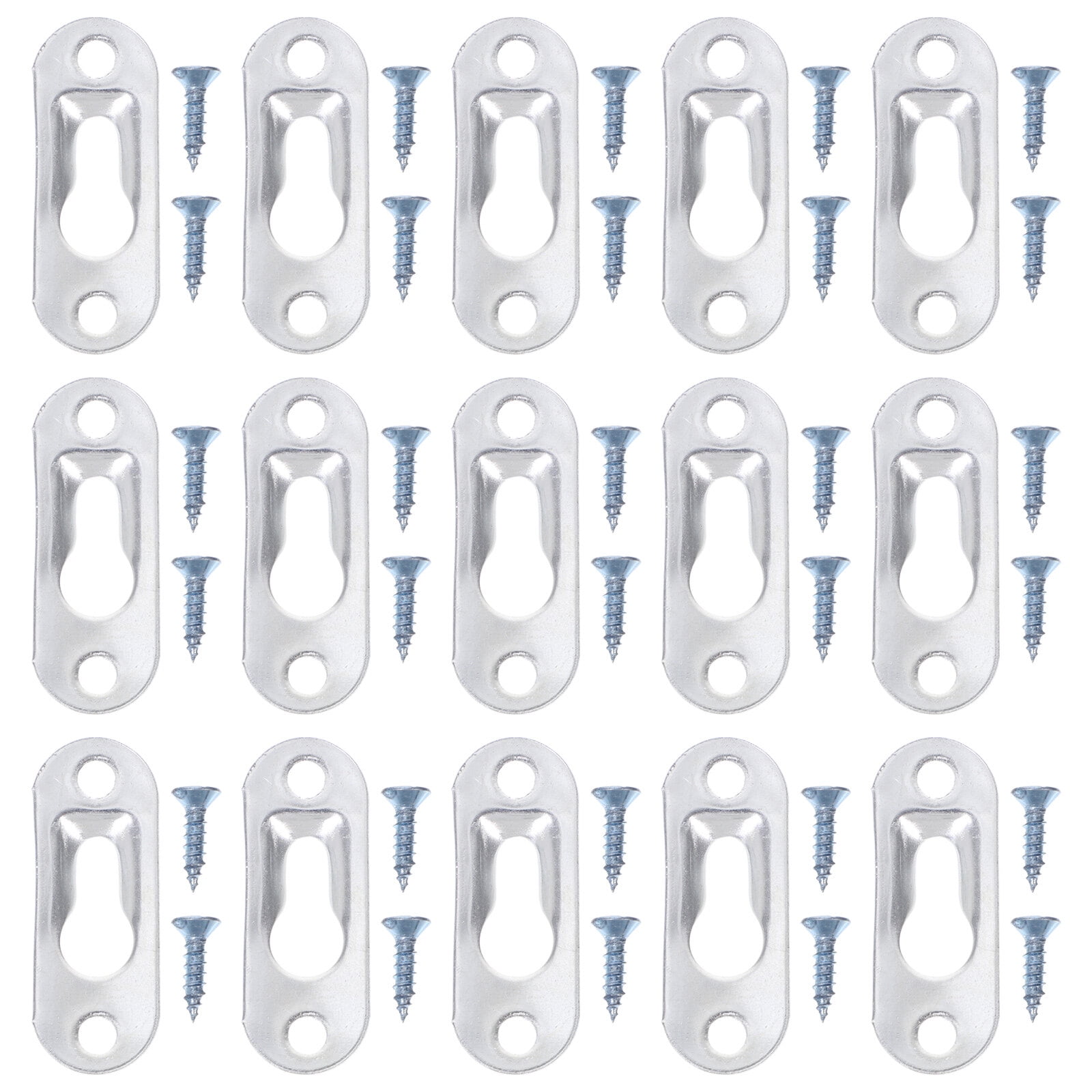 30pcs Keyhole Hangers Keyhole Hanging Fasteners Single Hole Keyhole ...