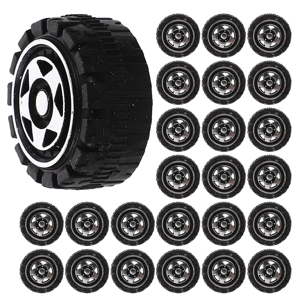 30pcs Kids Car Wheels DIY Kids Car Assemble Wheels Small Car Wheels Toy ...