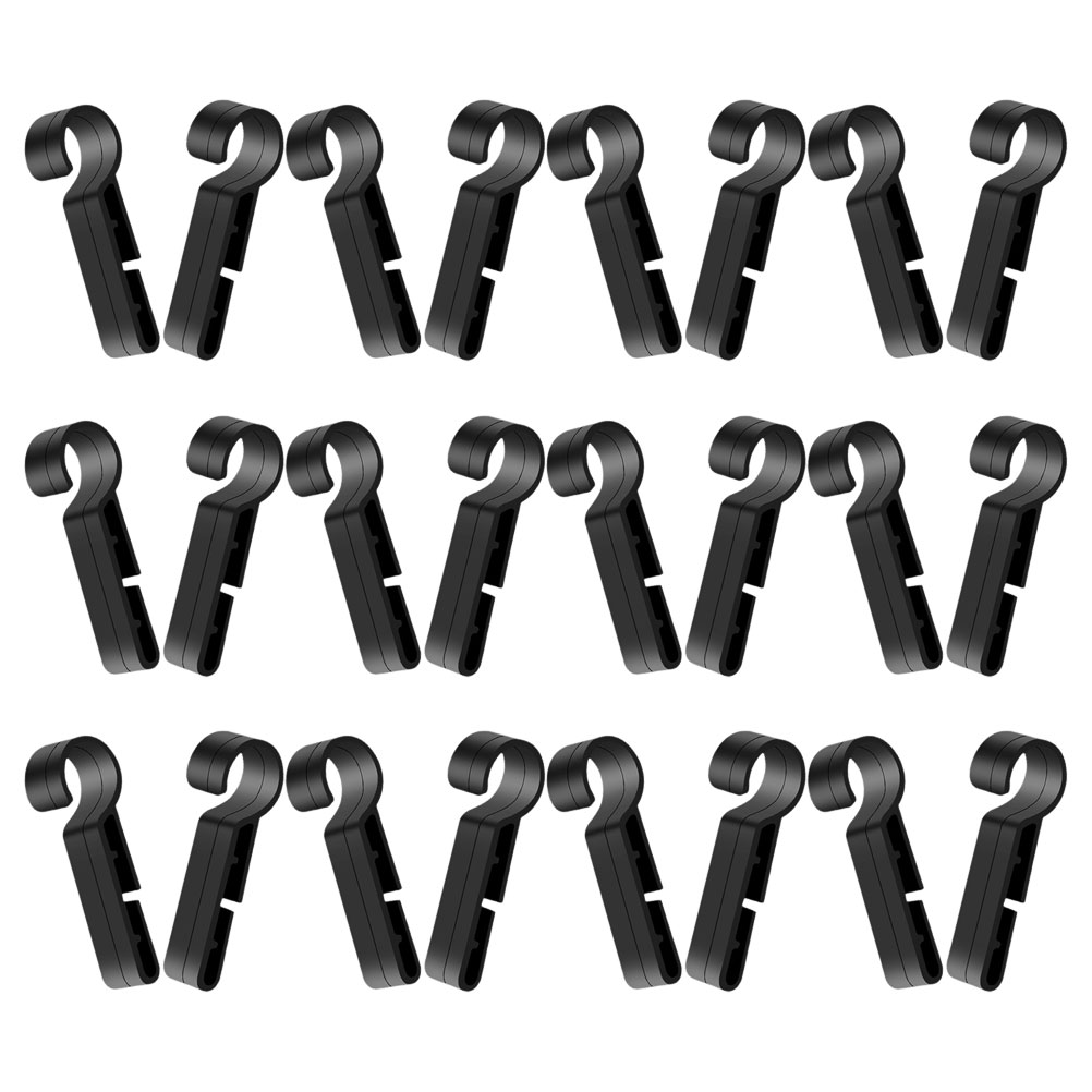 30pcs Light Hard Hat Clip Headlight Hard Hat Clip Headlamp Clip Hook ...