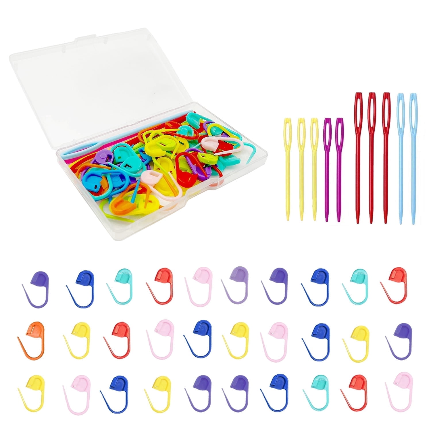 30pcs Locking Stitch Markers Stitch Needle Clip Counter，Plastic ...
