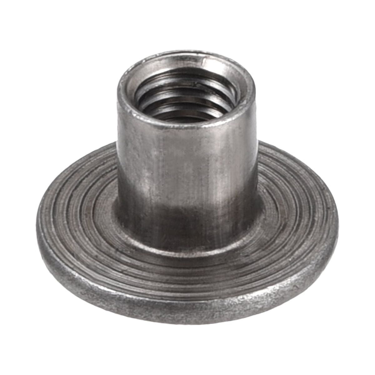 30pcs M6x17.5x1.4mm Brad Hole T-Nut Carbon Steel Round Screw-In Tee Nut ...