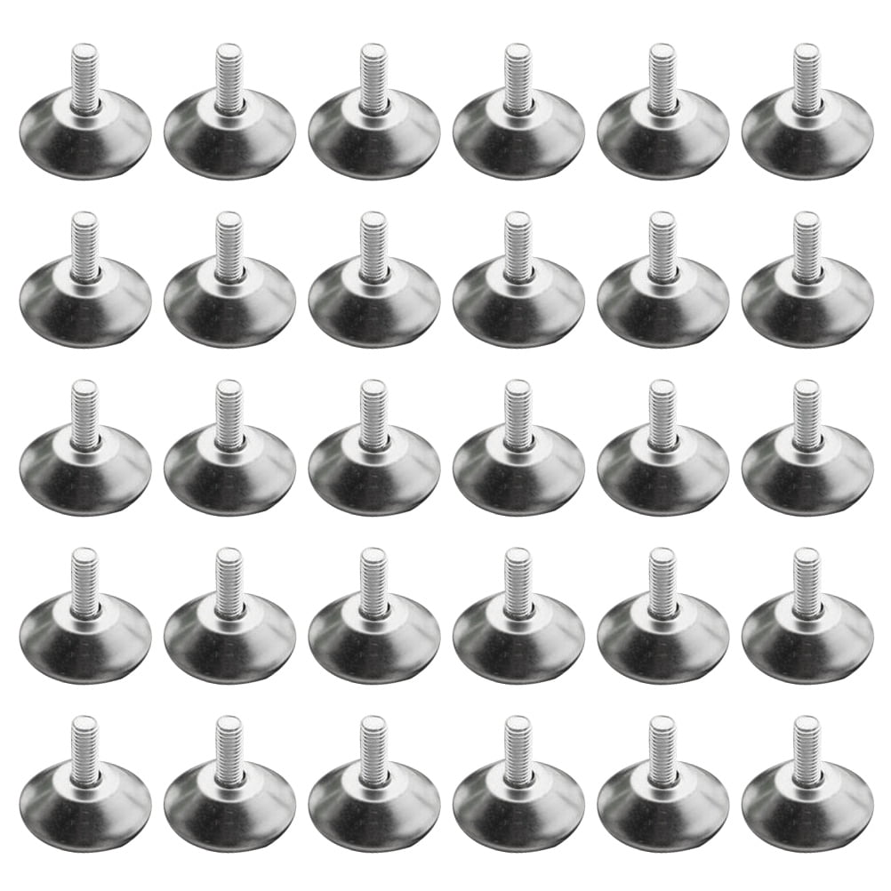 30pcs Metal Adjustable Furniture Feet M8** 40 Table Leg Levelers Heavy ...