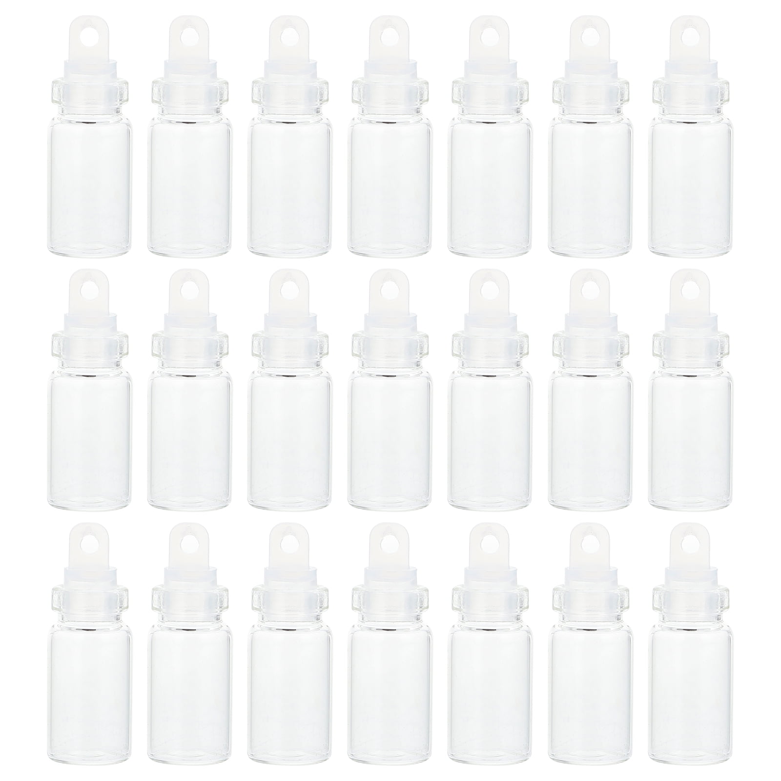 30pcs Mini Glass Bottles DIY Wishing Bottles for Party Hanging Glass ...