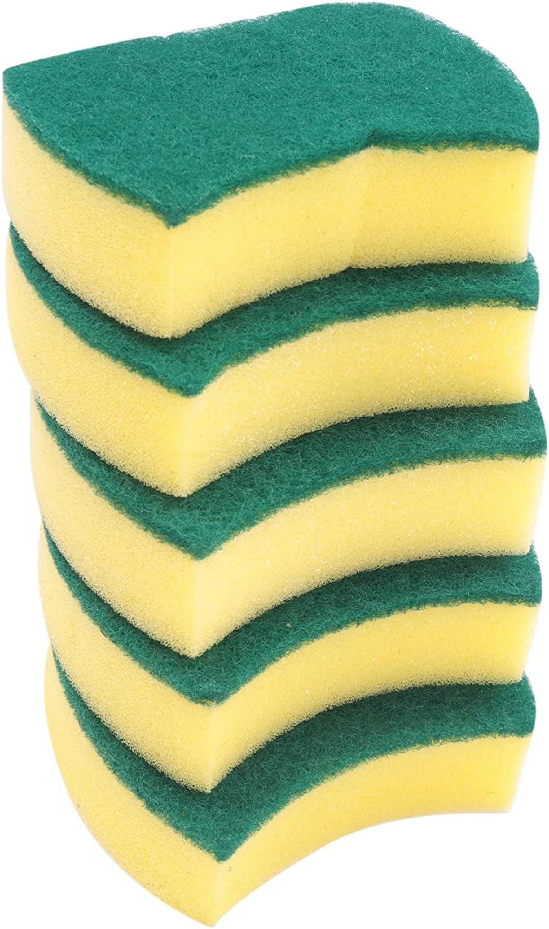 30pcs Multi- Double-faced Sponge Scouring Pads Dish Washing Scrub ...