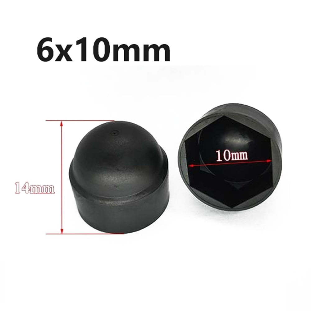 30pcs Nylon Domed Hex Nut Cover Plastic Nut Cover for Hex Screw for ...