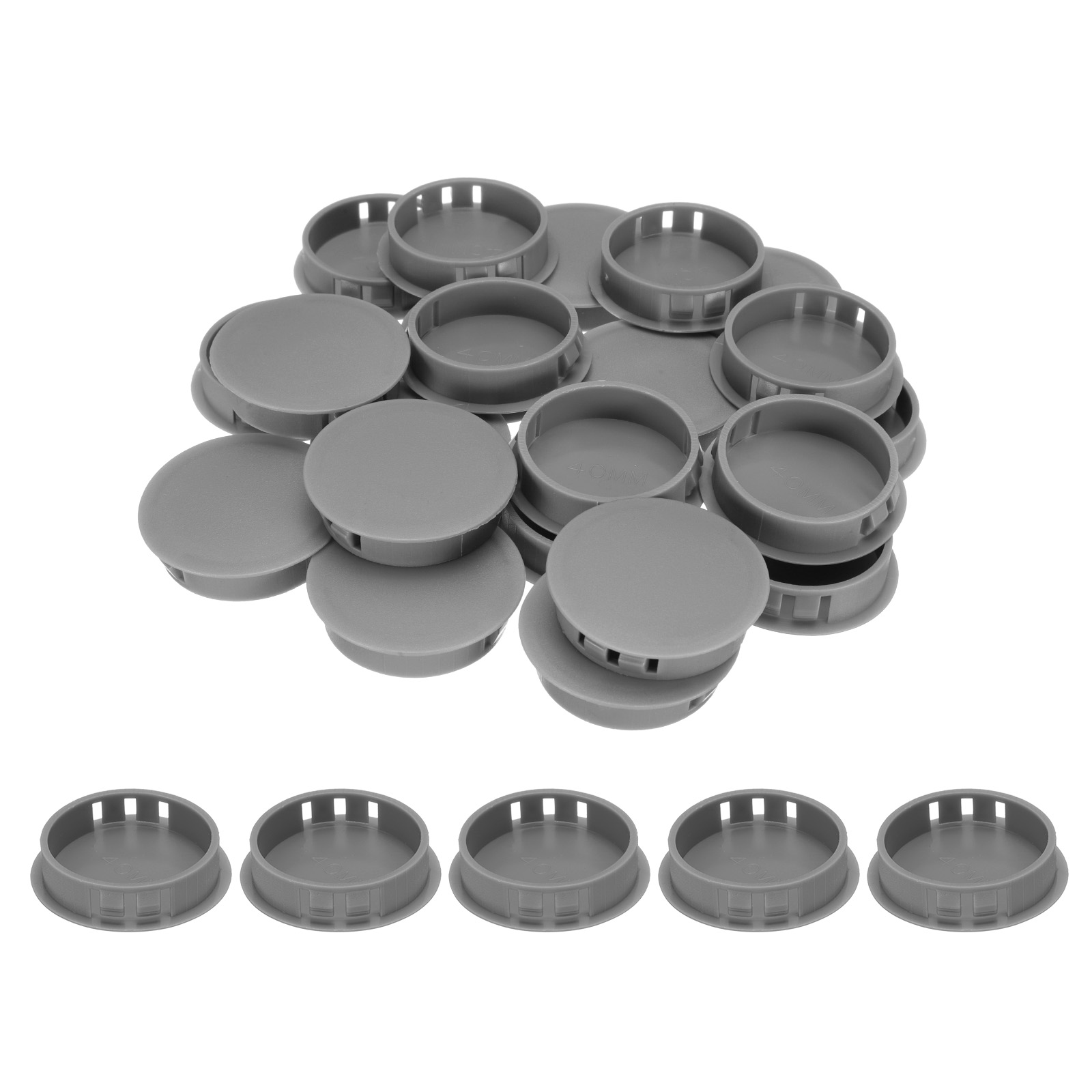 30pcs Nylon Plastic Hole Plugs, 1-3/5"(40mm) Round Drill Screw Hole ...