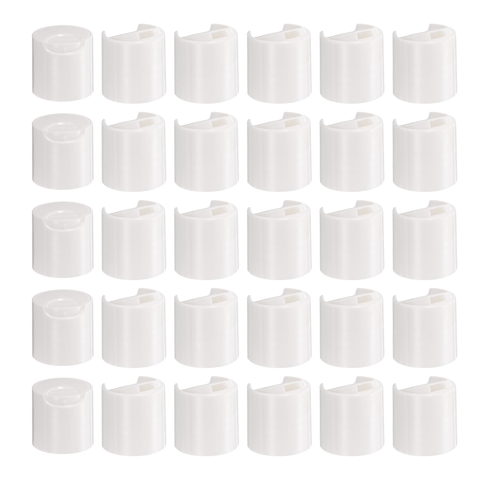 30pcs PP Plastic Disc Top Caps, 28/410 Replacement Press Caps for ...