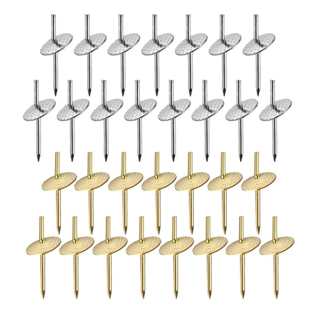 30pcs Picture Hangers Iron Nail Hooks Photo Hanging Nails Drywall Hook ...